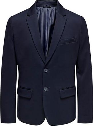 Only & Sons Homme Onsmark Slim 0209. Blazer Noos Veste, Bleu Nuit, L EU