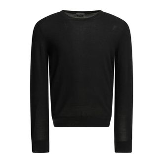 Tom Ford Pull col rond en maille fine - Homme - Pulls - Noir - Taille: XL