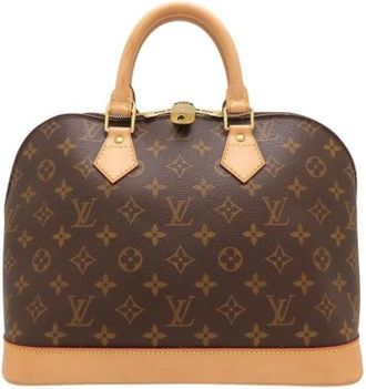 Louis Vuitton Sac &agrave; main en toile monogramme pr&eacute;-appr&eacute;ci&eacute; - Femme - Pre-owned - Brun - Taille: ONE Size