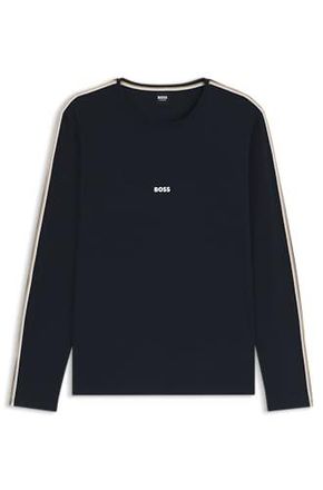 BOSS Unique Ls-Shirt 10259900 02 Pyjama &agrave; Manches Longues, Bleu fonc&eacute; 403, XL Hommes