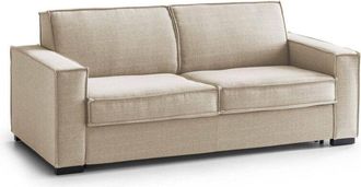 Talamo Italia Schlafsofa Adalgisa, 3-Sitzer-Sofa, 100% Made in Italy, Wohnzimmersofa mit drehbarer &Ouml;ffnung, aus gepolstertem Stoff, mit Standard-Armlehnen, Cm
