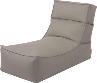 Blomus Outdoor Lounger Stay | Relaxliege Wasserabweisend | Farbe Earth | 120L x 60B x 40H cm | Sitzsack Schnelltrocknend | Liege wetterfestes Textil