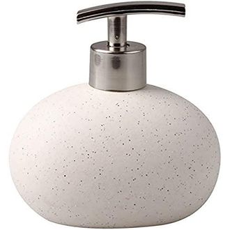 MSV Seifenspender Mati, Keramik, Creme, 30 x 20 x 15 cm