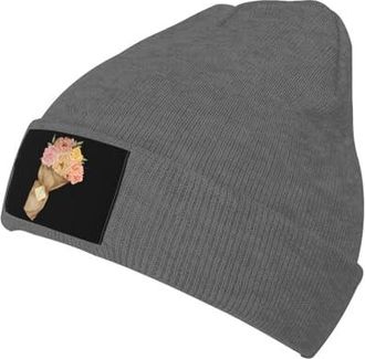 Generic Tricoté Bonnet Drapeau du Maghreb Universelle Bonnets en Tricot Doux Beanie Hiver pour Femme Ski Sports
