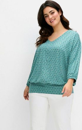 Sheego T-Shirt Fledermausshirt