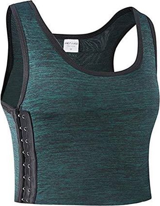 Feoya Tomboy Top de poitrine pour Transgénien FTM Cosplay Vest Moldateur Respirant L