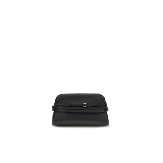 Moschino Pochette &agrave; d&eacute;tail ceinture - Femme - Sacs - Noir - Taille: ONE Size