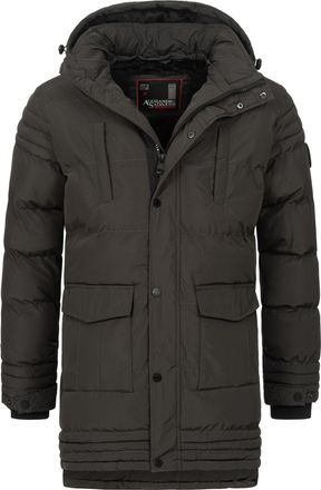 Alessandro Salvarini Winterjacke ALESSANDRO SALVARINI ASVenico, Herren, Gr. XXL, grau (dunkelgrau), Obermaterial: 100% Polyester. Futter: 100% Polyester. Fellimitat: 100% 