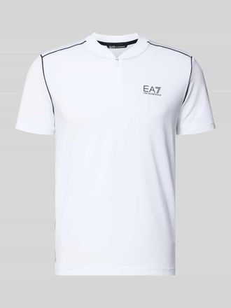 Emporio Armani Regular Fit T-Shirt mit Stehkragen