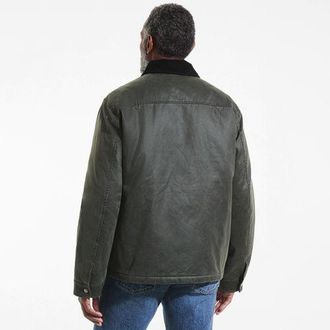 Lands End Wachsjacke, Herren, Gr&ouml;&szlig;e:48-50 regular, Grau, by Lands End