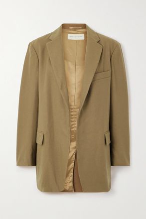 Dries Van Noten Blazer Aus Twill Aus Einer Wollmischung - Braun