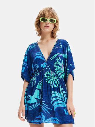 Desigual Sommerkleid 23SWMW18 Dunkelblau Regular Fit