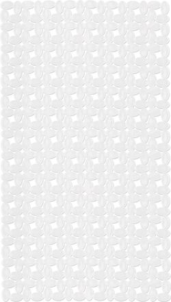 Kleine Wolke Wanneneinlage Ivy, PVC, Weiss, 39x 69 cm