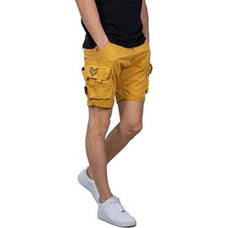 Alpha Industries Alpha Industries Alpha Indutries Crew Patch Short pour Homme, Wheat, 33