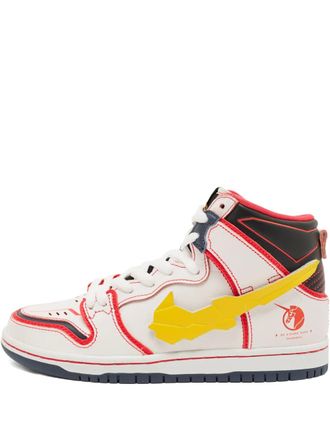 Nike baskets montantes en cuir - Blanc