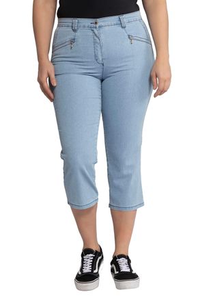Ulla Popken Damen, große Größen, Jeans Mony, wadenlang