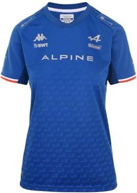 Kappa T-Shirt Femme Kombat Fernando Alonso BWT Alpine F1 Team Officiel Formule 1 (XS)