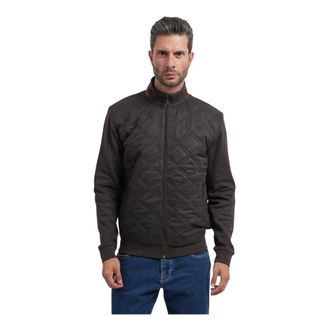 Bugatti Gesteppter Full-Zip Pullover - - Jackets - Herren - Braun - L