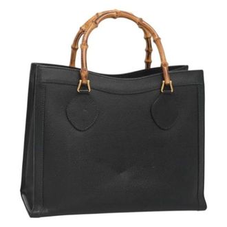 Gucci Pre-owned Cuir sacs-main - Femme - Pre-owned - Noir - Taille: ONE Size