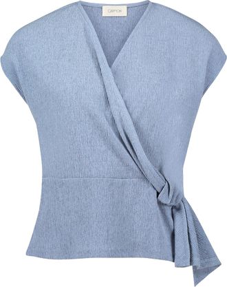 Cartoon Damen Kurzarm-Shirt mit Raffung 36, Stonewash