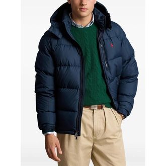 Ralph Lauren Hooded Padded Down Jacket - Navy