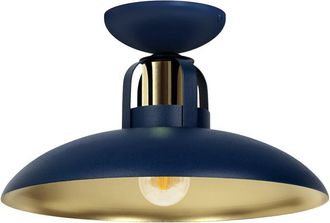 Milagro Plafond Felix 1 E27 Bleu Marine Milagro Mlp7713