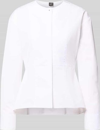HUGO BOSS Slim Fit Langarmbluse aus reiner Baumwolle Modell BEPLUM