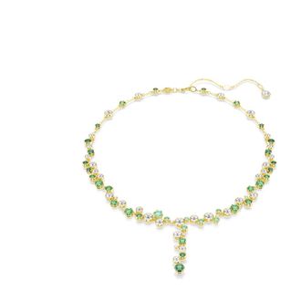 Swarovski Femme, Accessoires, Multicolore, Taille: ONE Size Collier Vert Exquis pour Adultes