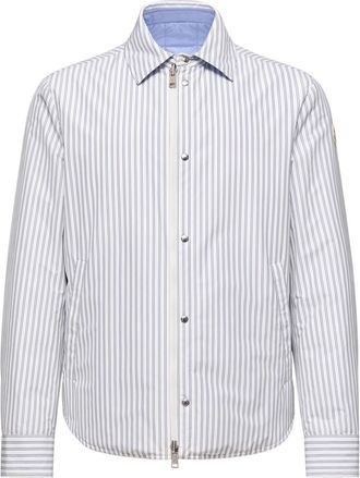 Moncler Moncler Doudoune-chemise R&eacute;versible Crescent, Homme, Blanc, Taille: 3