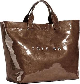 Generico Sac imprimé de lettres - pour sacs, sacs de voyage | Grand sac fourre-tout Sacs en papier, Sacs de banlieue pour femmes de grande capacité, Sacs de vo