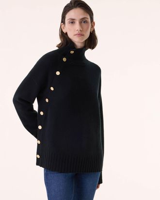 Kujten Pull cachemire manches longues, 6 fils - Pull Pinkette