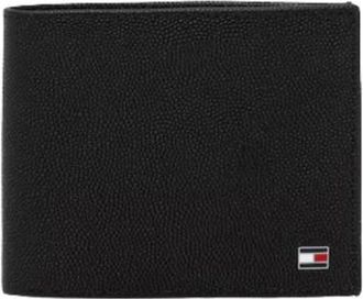 Tommy Hilfiger Homme, Accessoires, Noir, Taille: ONE Size Leather Wallet