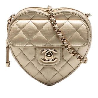 Chanel Pre-owned Vintage Umh&auml;ngetasche - - Pre-owned - Damen - Beige - ONE SIZE
