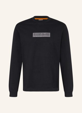Napapijri Longsleeve S-Box schwarz