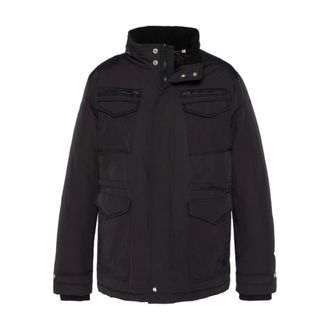 Schott NYC Schott Nyc, Homme, Vestes, Noir, Taille: S Parka multipoches avec capuche sous col