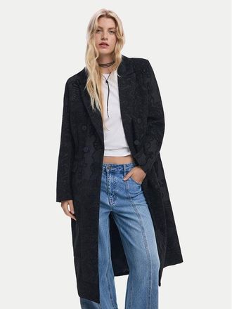 Desigual Übergangsmantel Patch 25WWEW16 Schwarz Regular Fit