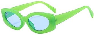 Generic Lunettes De Soleil Unisexes &Agrave; Monture Fine For Lext&eacute;rieur, Id&eacute;ales For Les Vacances, Trajets Domicile-travail Et La Conduite(Green)