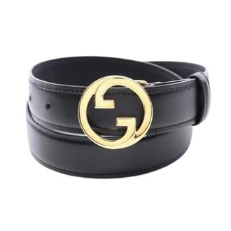 Gucci Pre-owned Vintage Lederg&uuml;rtel - - Pre-owned - Damen - Schwarzk - ONE SIZE