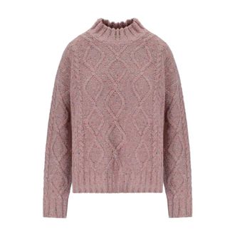 Twinset Femme, Pulls, Rose, Taille: 40 FR Pull &agrave; col roul&eacute;