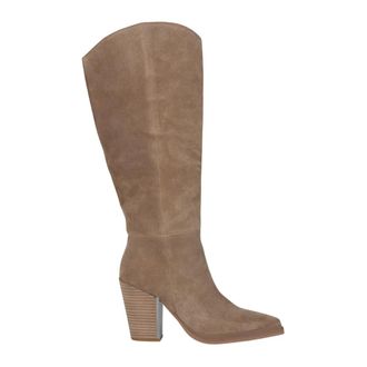 Alma En Pena Alma EN Pena, Femme, Chaussures, Beige, Taille: 39 EU Botte &agrave; talon large