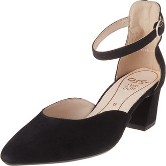 Ara Damen London Pumps, SCHWARZ, 38 EU Schmal
