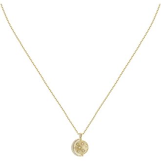 Cleor Collier en argent 925/1000 et zircon