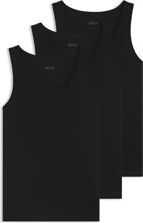 BOSS Herren Tank Top, Modern, New - Schwarz1, XXL
