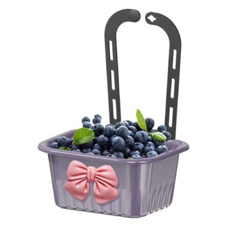 Generico Sink Food Strainer Basket für Küche, Spülbecken, Waste Filter Dishcloth Holder für Tea Soap Peelings Leftover Lagerung Gemüse Obst waschen