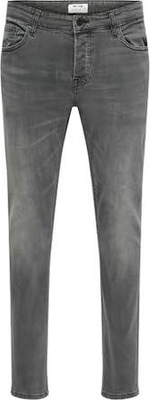 Only & Sons Homme Onsloom Black Washed Dcc 0447 Noos Jean slim, Noir (Black Denim Black Denim), 29W / 34L EU