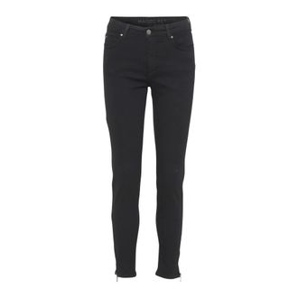 C.Ro Komfort Fit Schwarze 7/8 Hose - - Jeans - Damen - Schwarzk - L