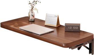Generic An Der Wand Montierter, Zusammenklappbarer Computertisch, Massivholz-Arbeitstisch Mit Halterungen, Tr&auml;gt 50 Kg, Platzsparend for Die Bar, Das Home-Off