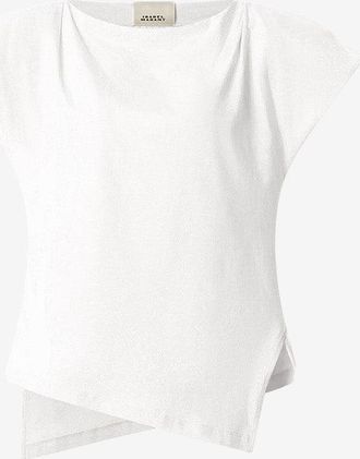Isabel Marant T-shirt Sebani - Femme - Blanc - Taille XL - Isabel Marant