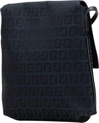 Fendi Sac bandouli&egrave;re en textile Pre-owned - Femme - Pre-owned - Bleu - Taille: ONE Size