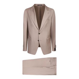 Tagliatore Single Breasted Suits - - Suits - Herren - Beige - S